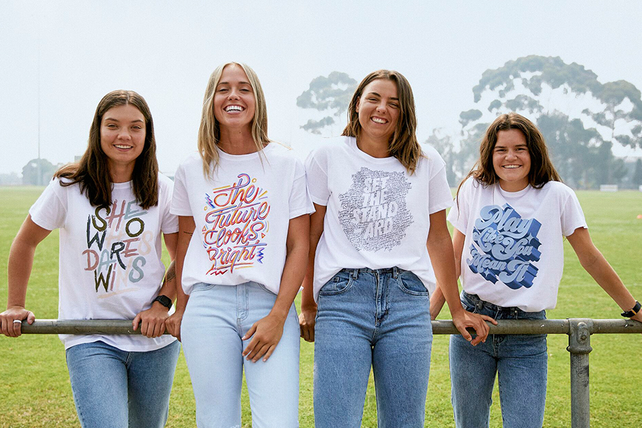 Kicking goals for women's footy - Cotton on Group